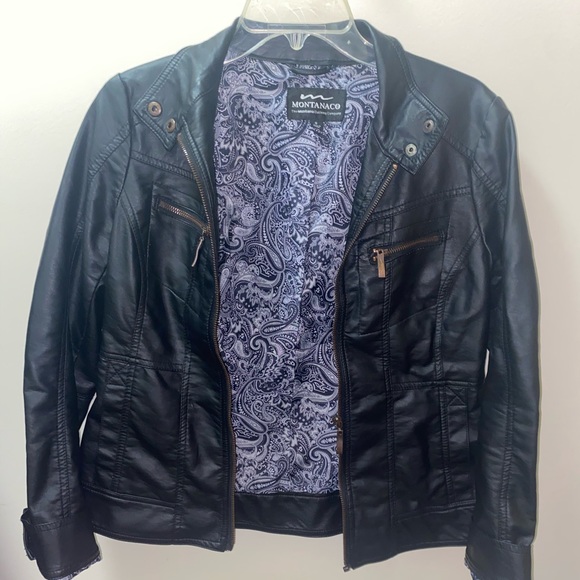 Montanaco | Jackets & Coats | Leather Jacket | Poshmark